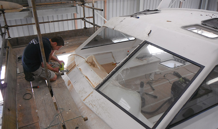 timber boat repairs Tauranga, fibreglass boat repairs